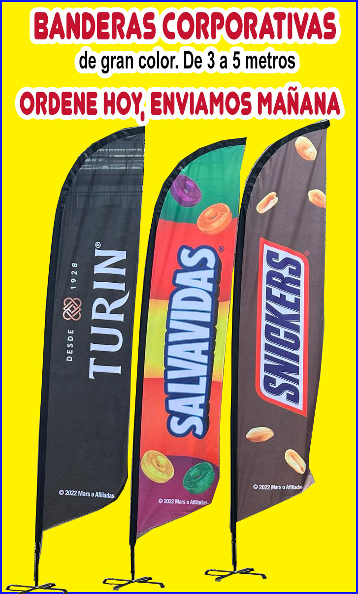Banderas Publicitarias | Banner Flag | Banderas Tipo Pluma | Banderolas ...